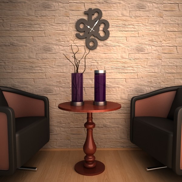 Wall clock 3D model - TurboSquid 1283813