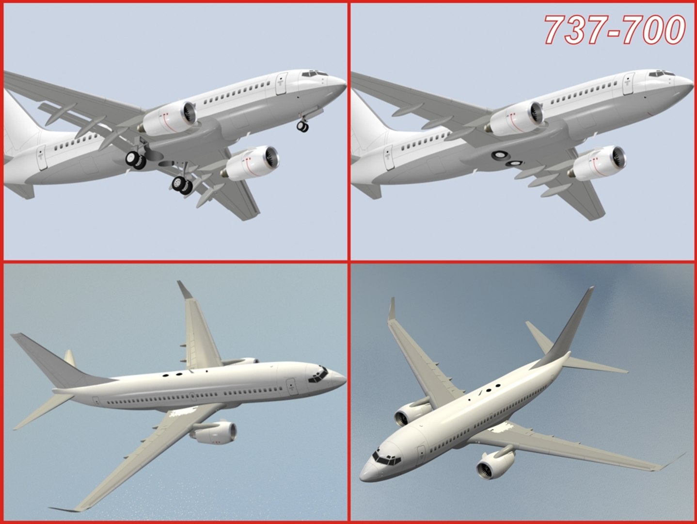 Boeing 737 Generation 3d Model