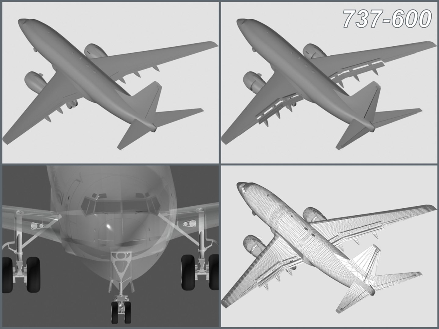 Boeing 737 Generation 3d Model