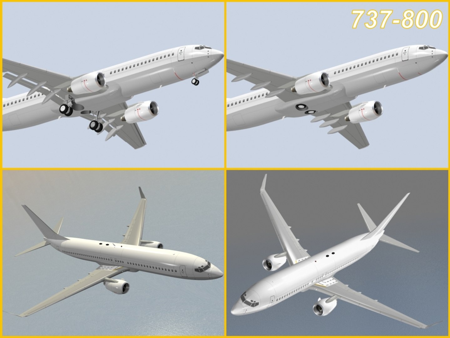 Boeing 737 Generation 3d Model