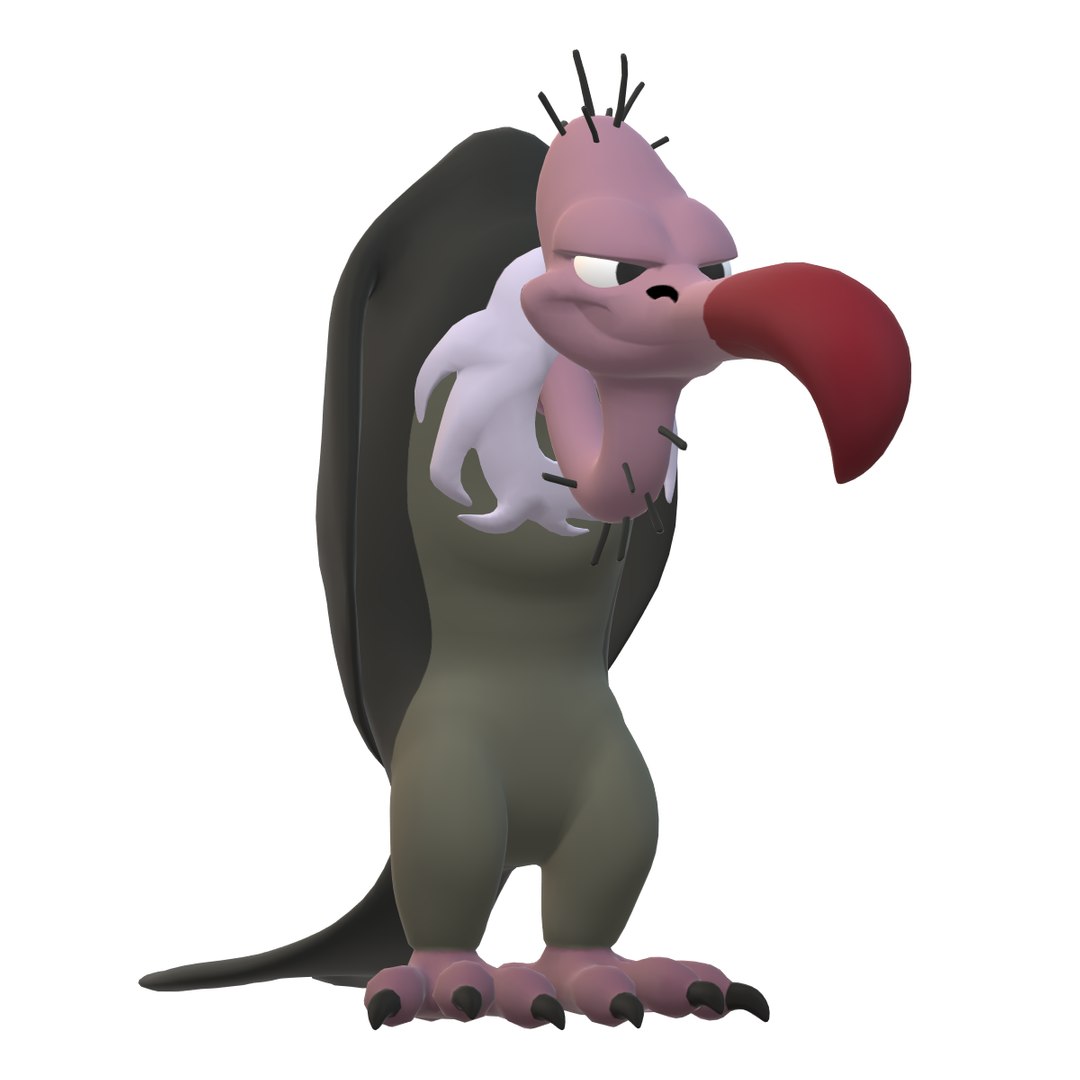 3D Vulture - TurboSquid 2352744