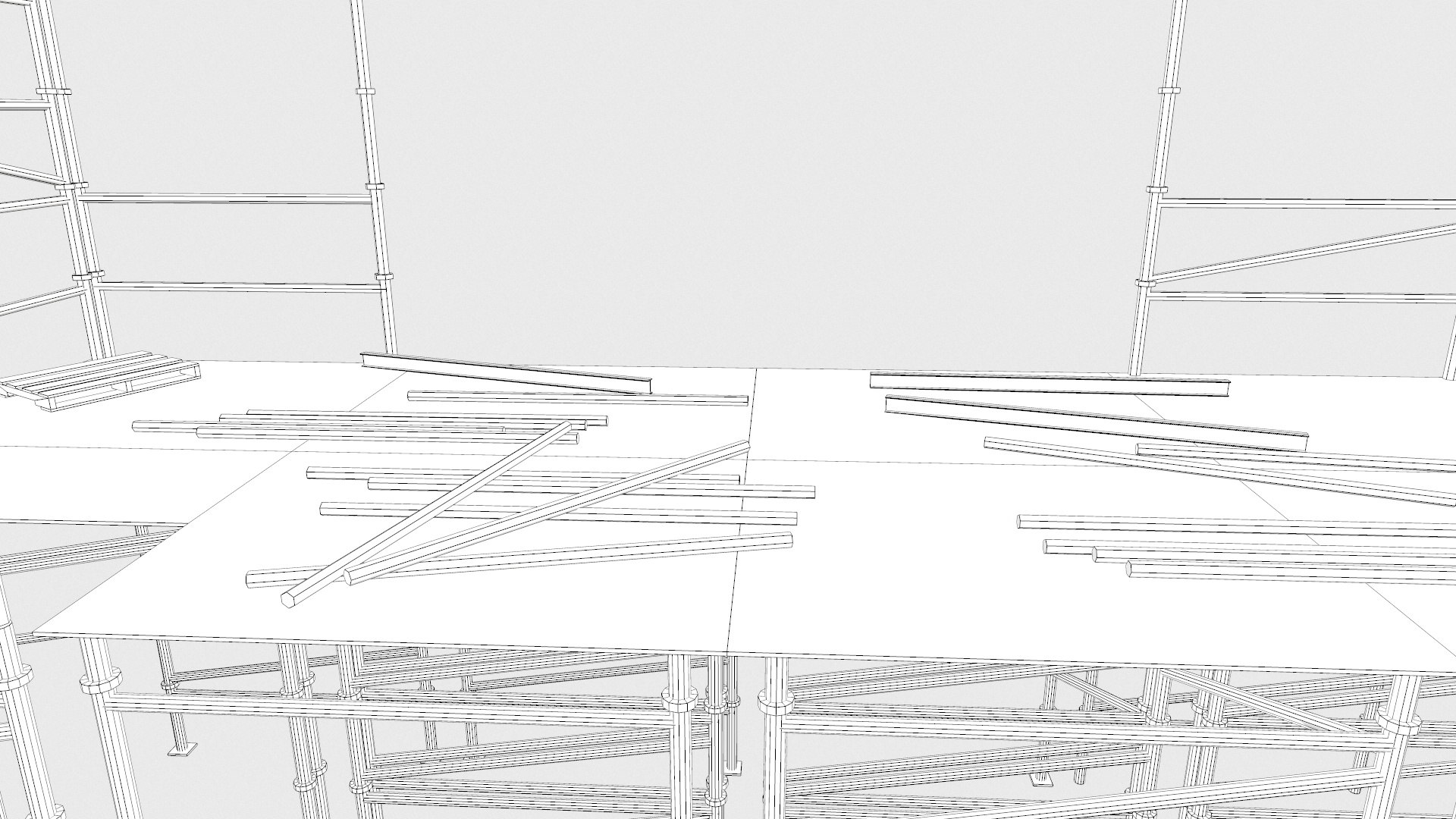 Scaffolding Model - TurboSquid 2326854