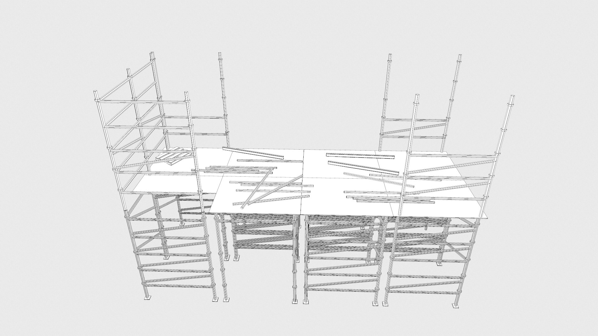 Scaffolding Model - TurboSquid 2326854