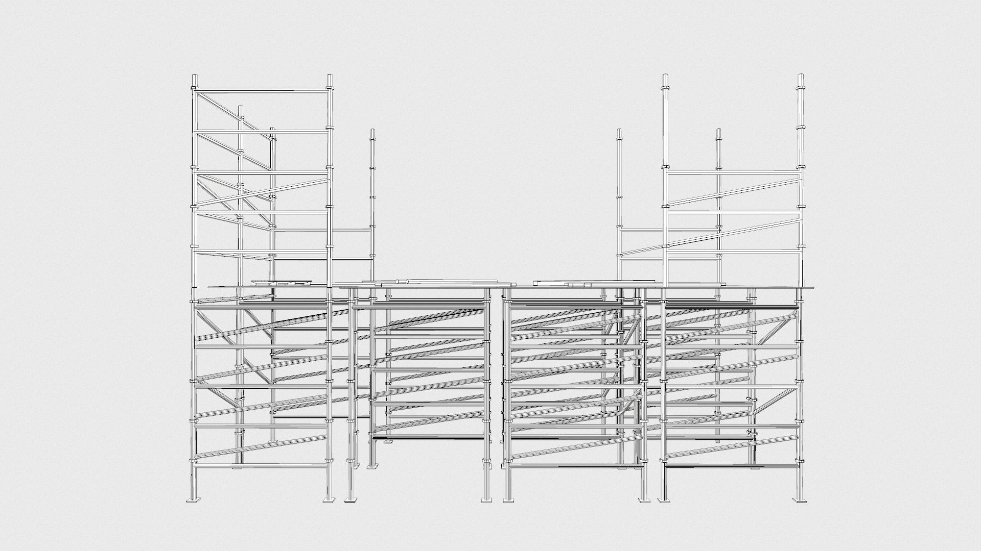 Scaffolding Model - TurboSquid 2326854