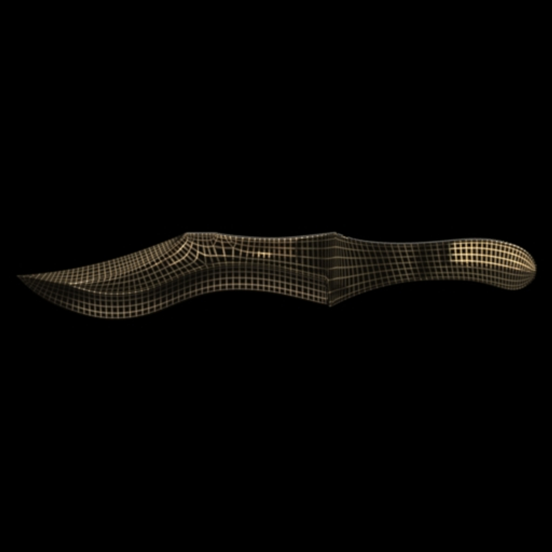 3d Throwing Knife Model