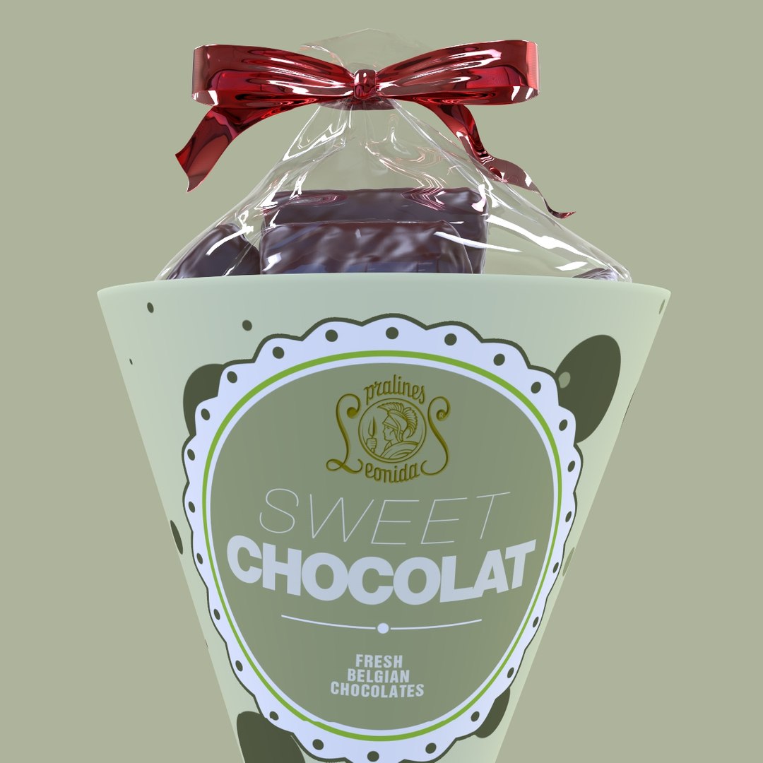 Chocolats Sweet 3d Model
