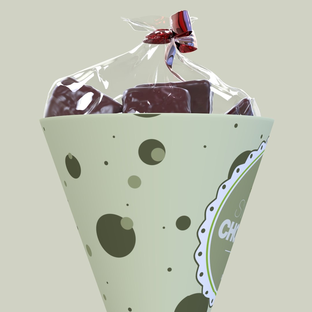 Chocolats Sweet 3d Model