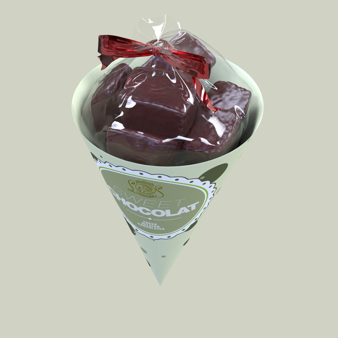 Chocolats Sweet 3d Model