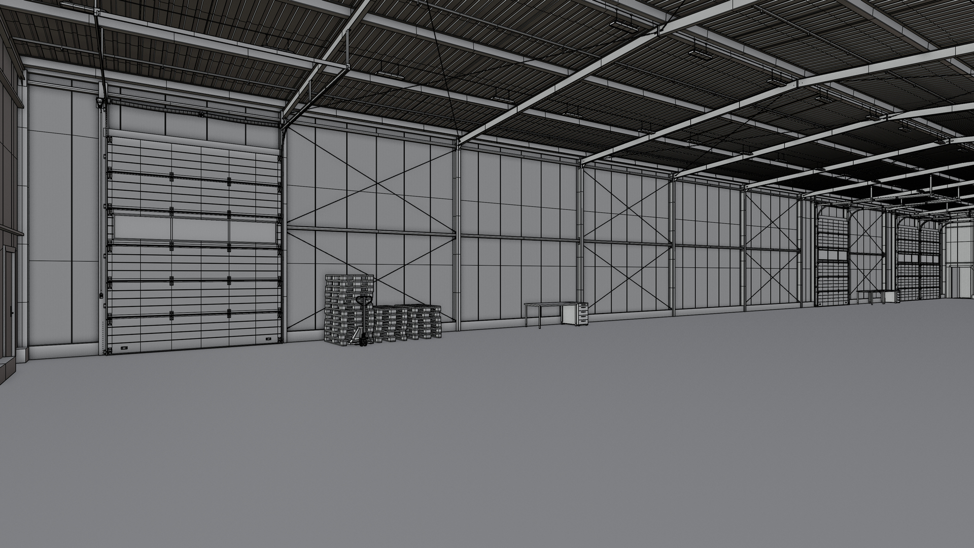 3D Industrial Warehouse Interior 14 - TurboSquid 1811006