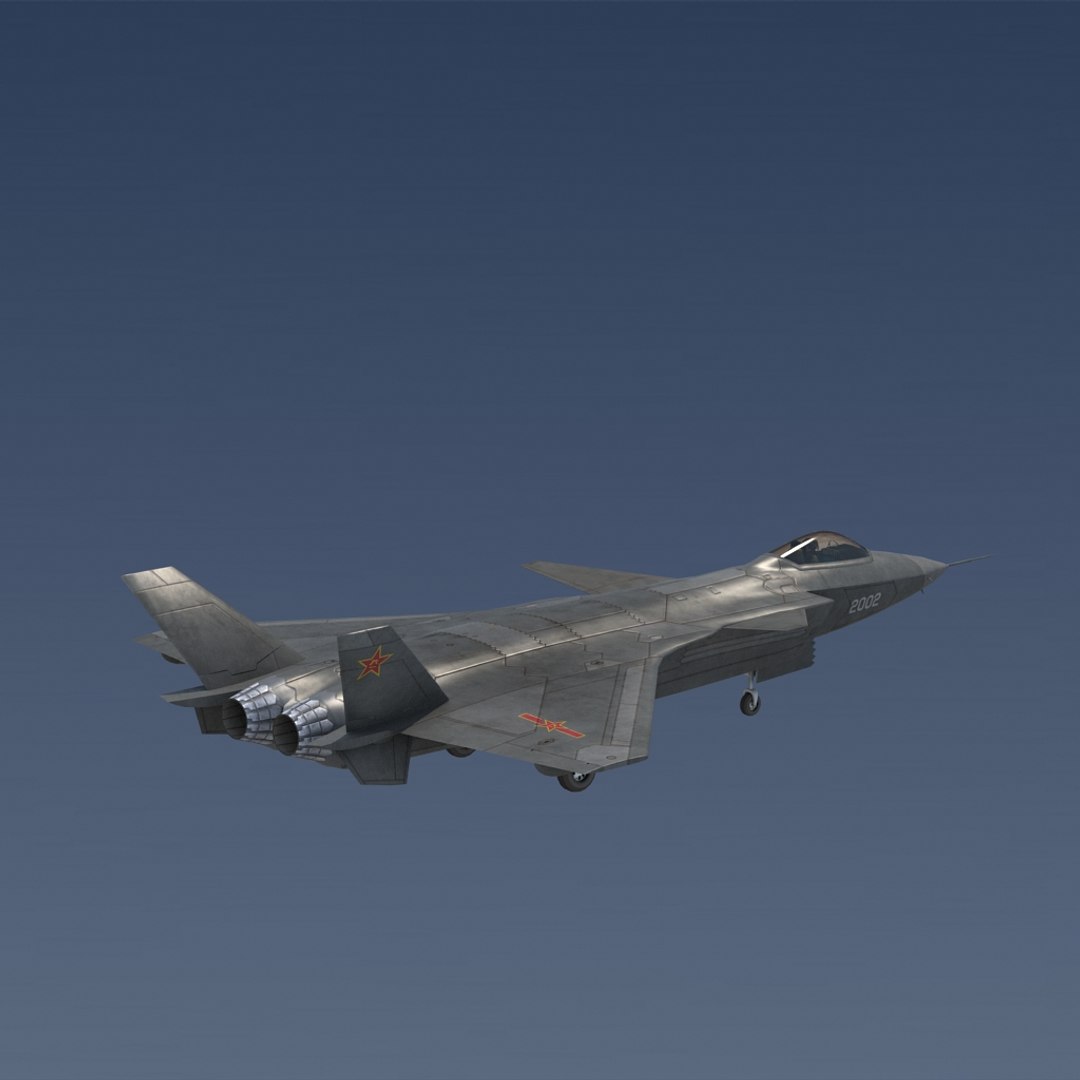 3D Chengdu J-20 Stealth Fighter Model - TurboSquid 1496365