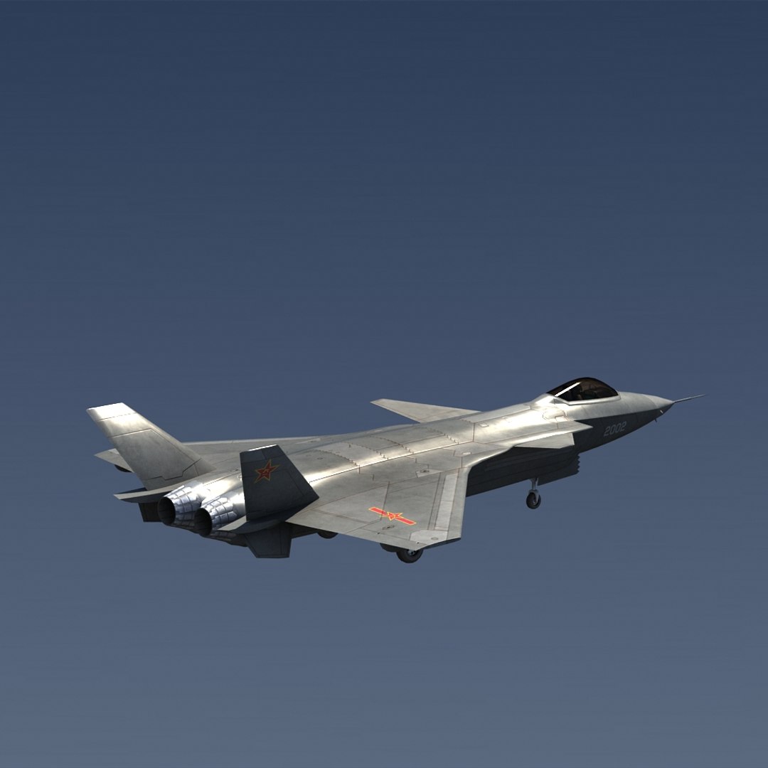 3D Chengdu J-20 Stealth Fighter Model - TurboSquid 1496365