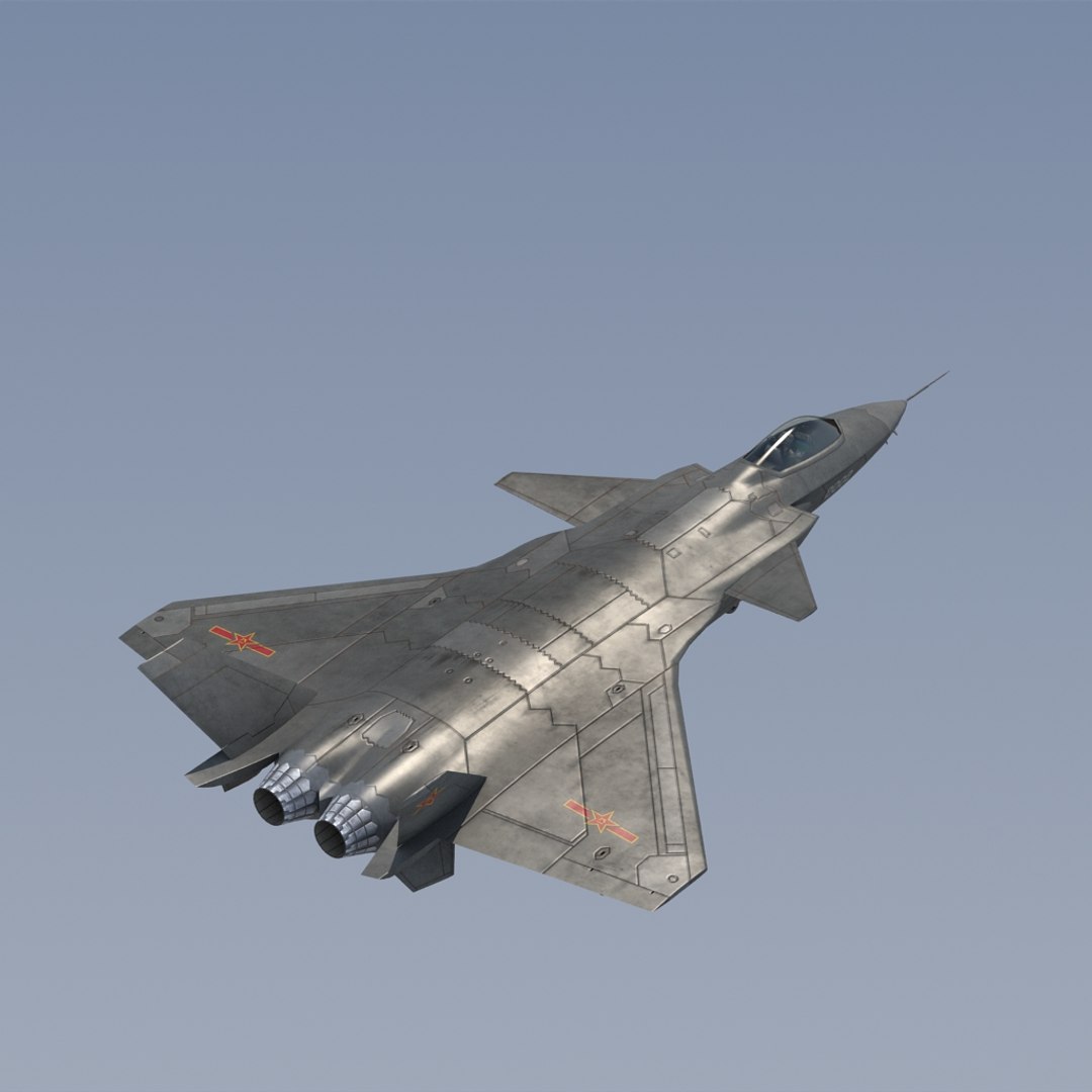 3D Chengdu J-20 Stealth Fighter Model - TurboSquid 1496365