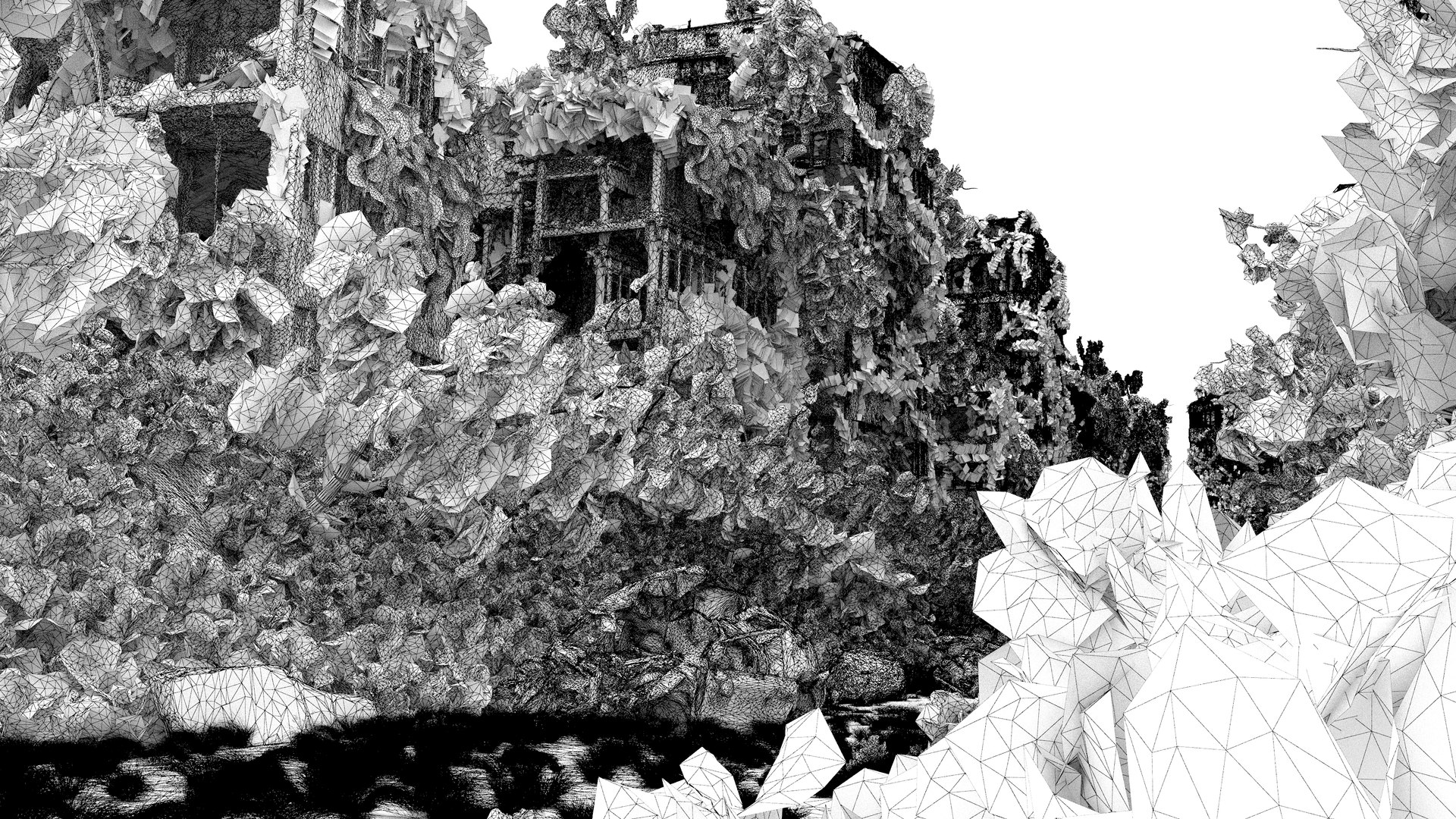 3D Model Apocalyptic Buildings Pack - TurboSquid 2284383