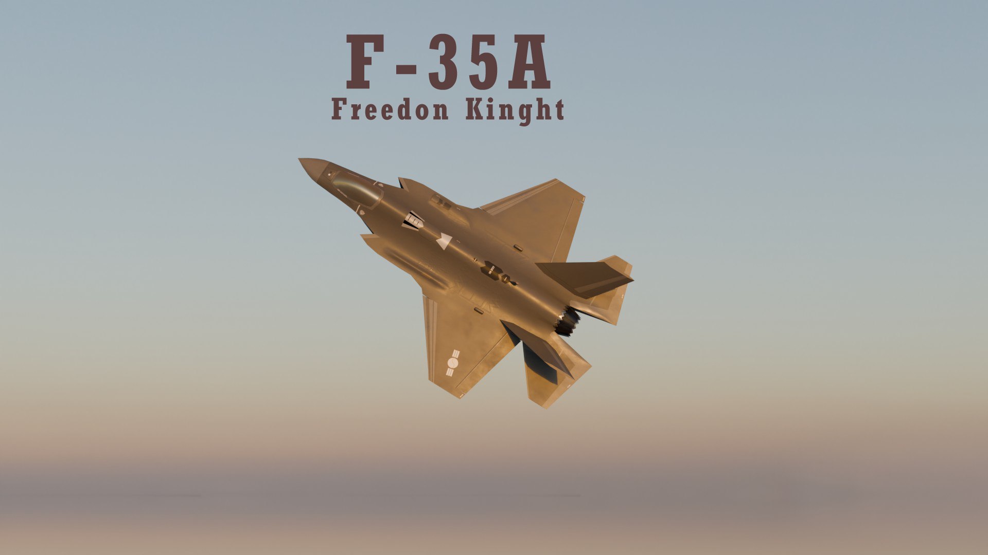 3D F-35A Freedom Knight Of Republic Of Korea Model - TurboSquid 2213112