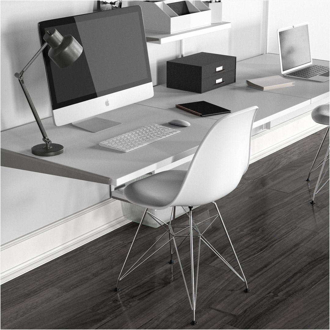 3D Office Workplace Set N5 - TurboSquid 1964662