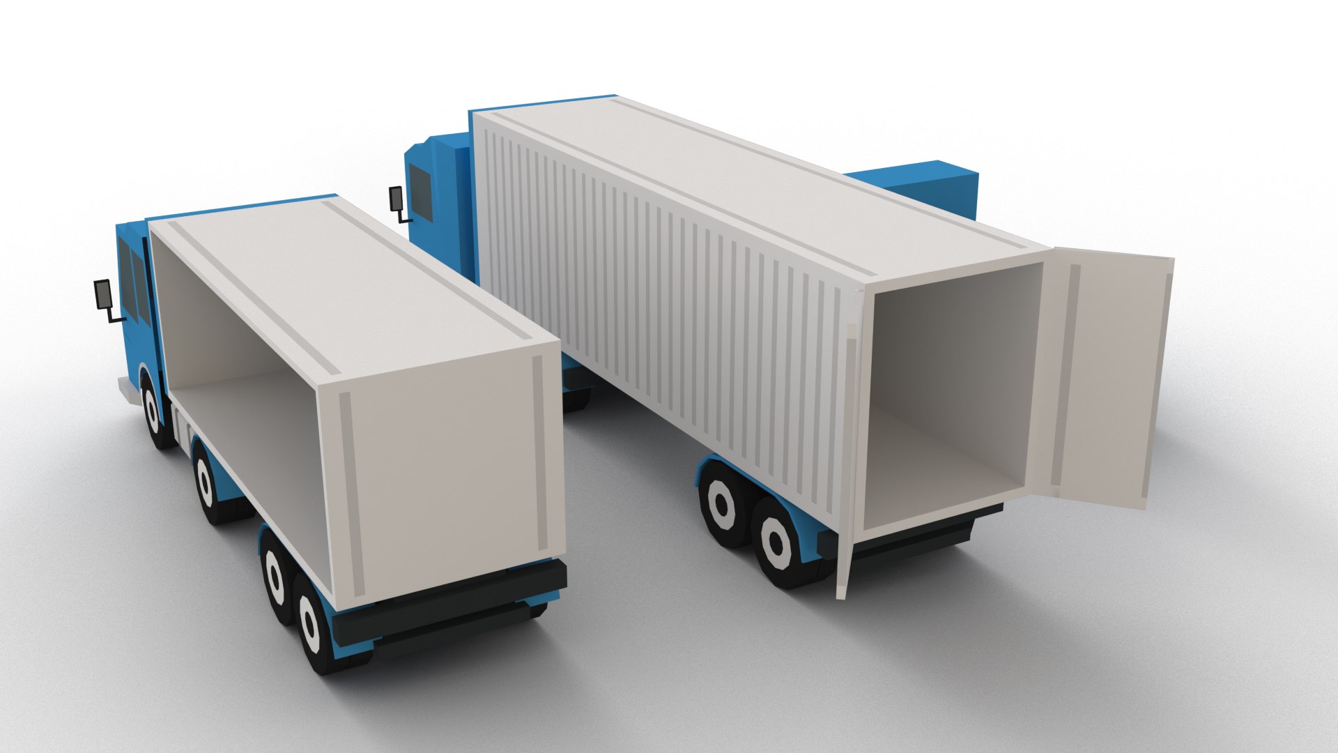 3D Model Transport Tir Low Poly For Industry - TurboSquid 1998034