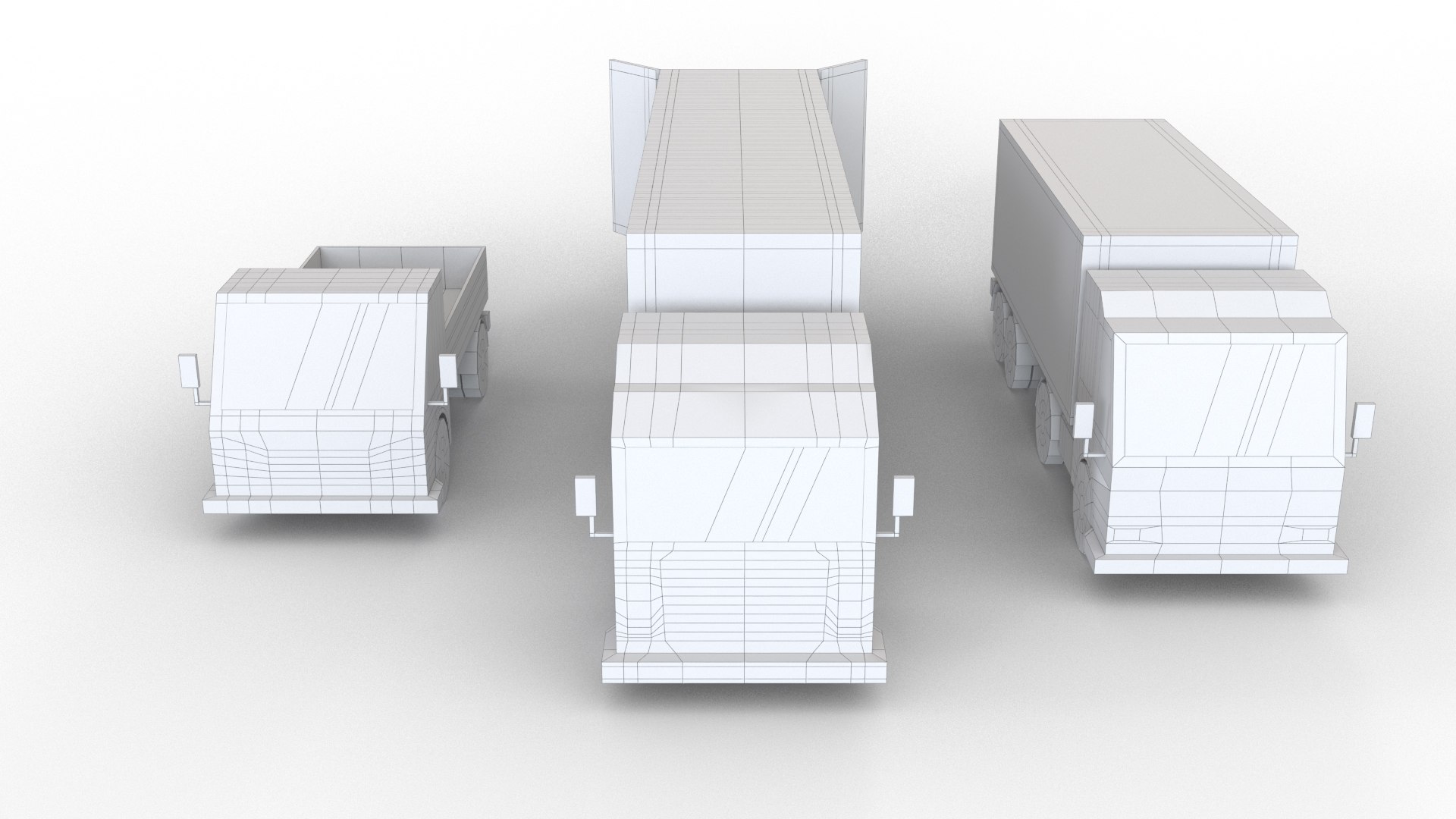 3D Model Transport Tir Low Poly For Industry - TurboSquid 1998034