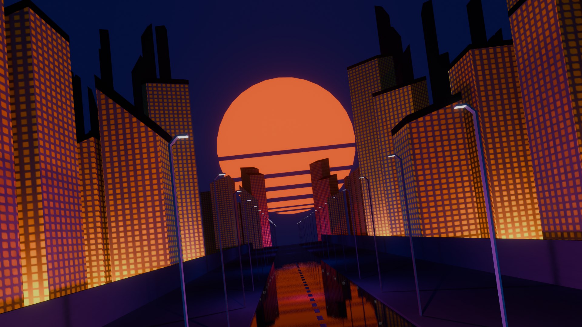 3D Vaporwave Scene - TurboSquid 2157343