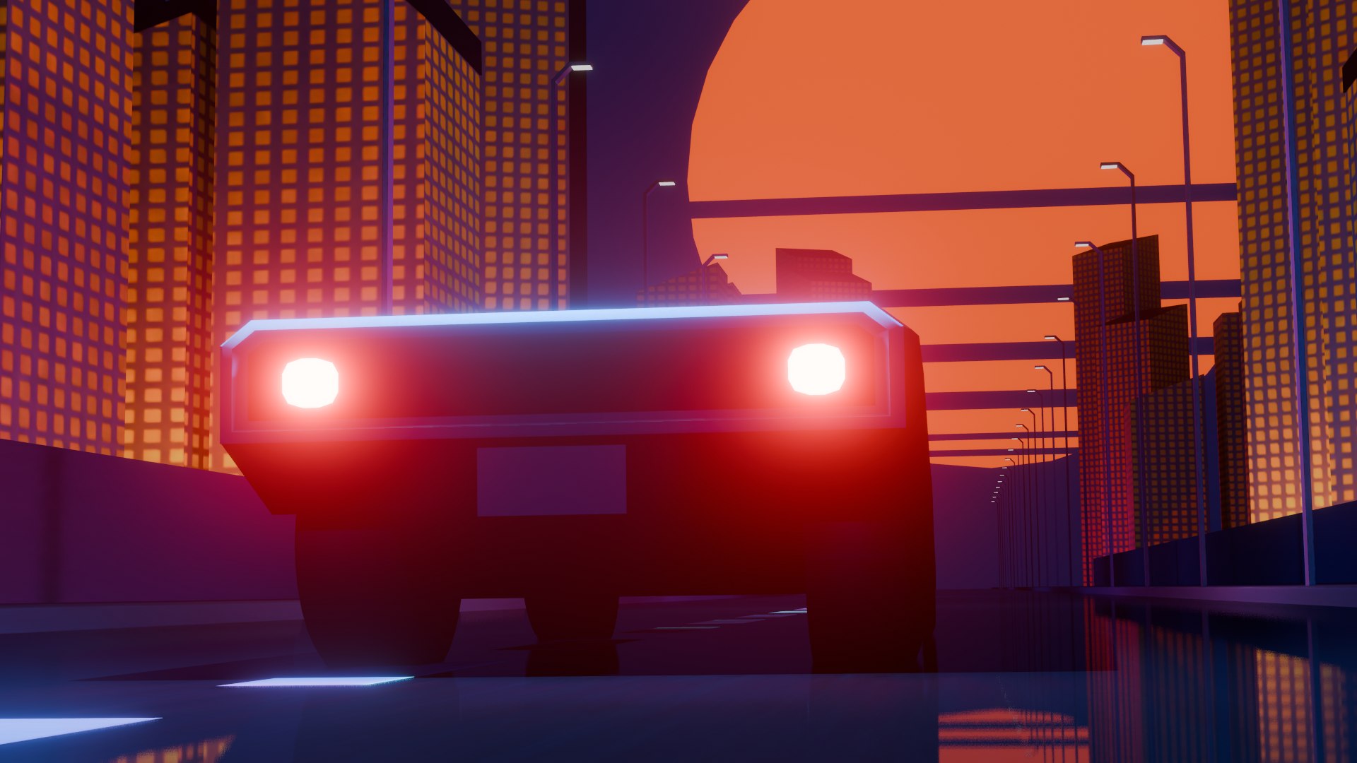 3D Vaporwave Scene - TurboSquid 2157343