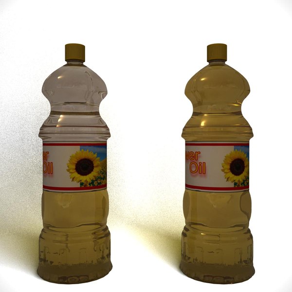 3d model oil bottle