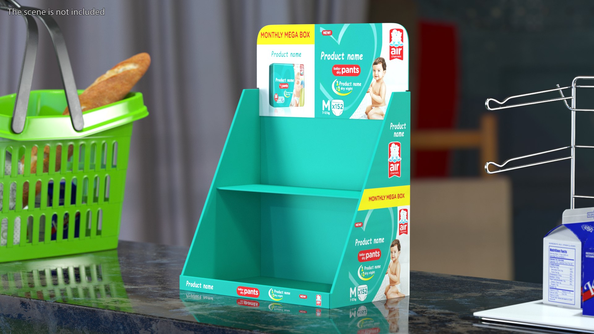 Carton Table Display Stands Collection 3D - TurboSquid 2151387