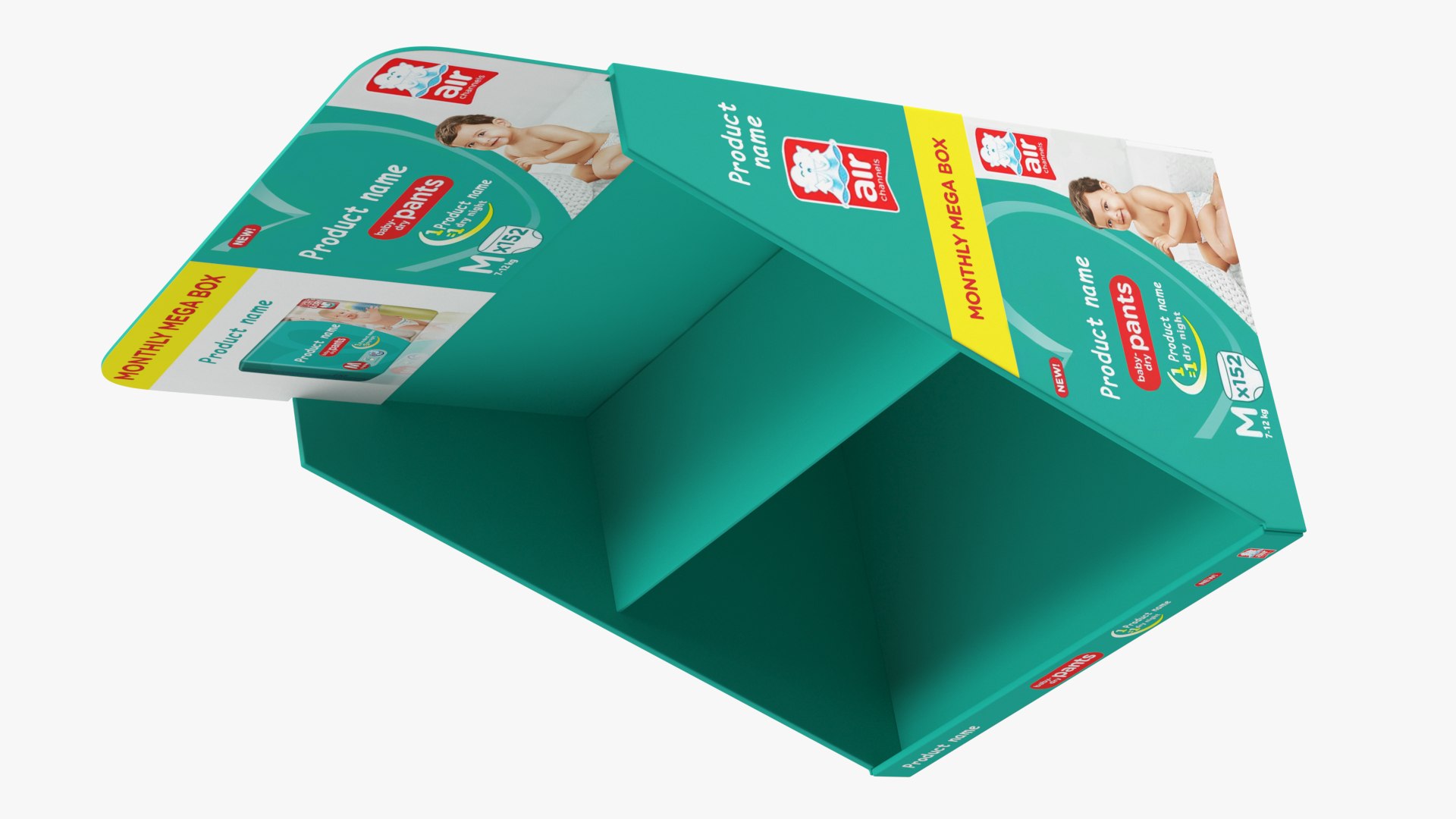 Carton Table Display Stands Collection 3D - TurboSquid 2151387