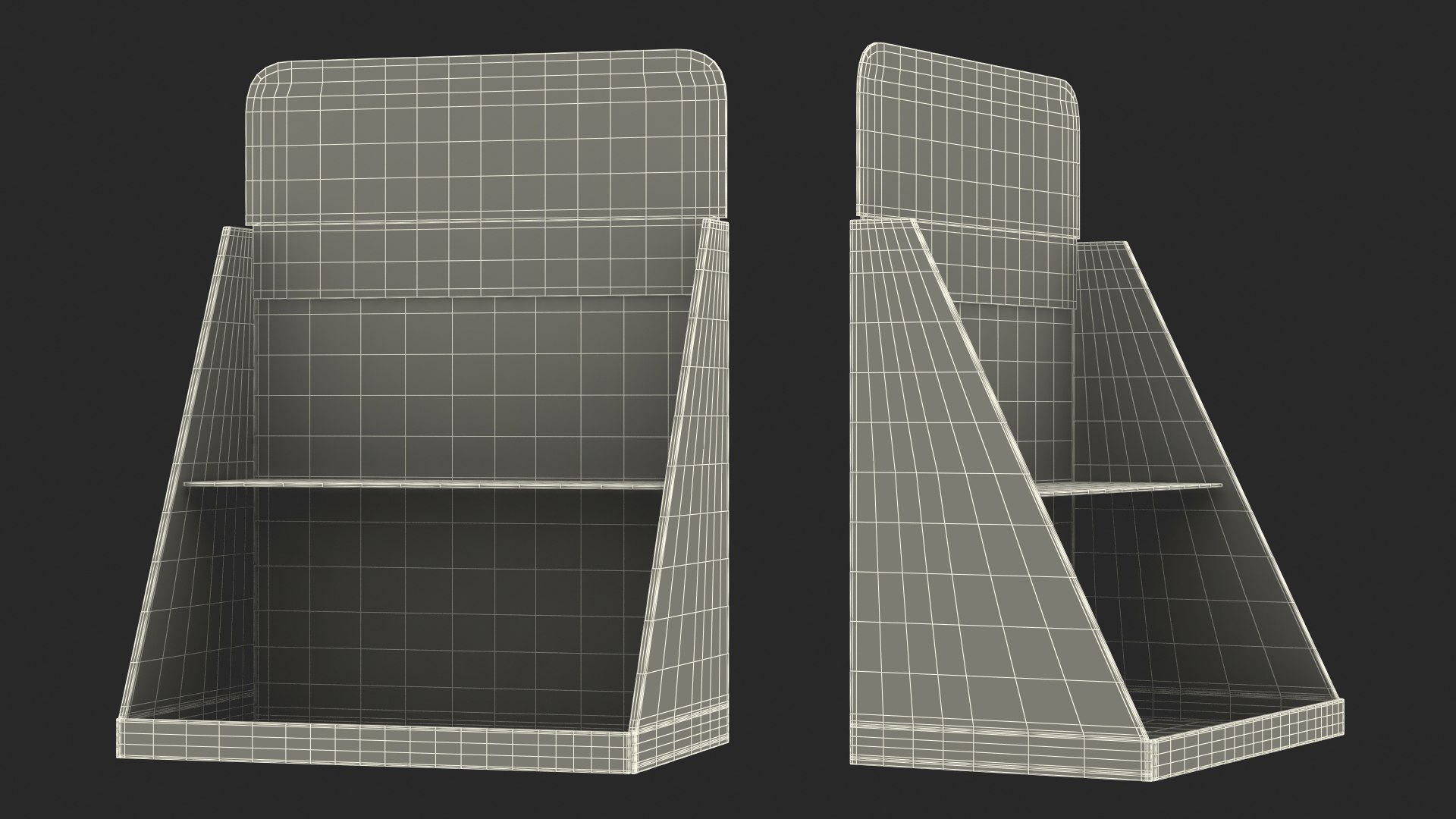 Carton Table Display Stands Collection 3D - TurboSquid 2151387