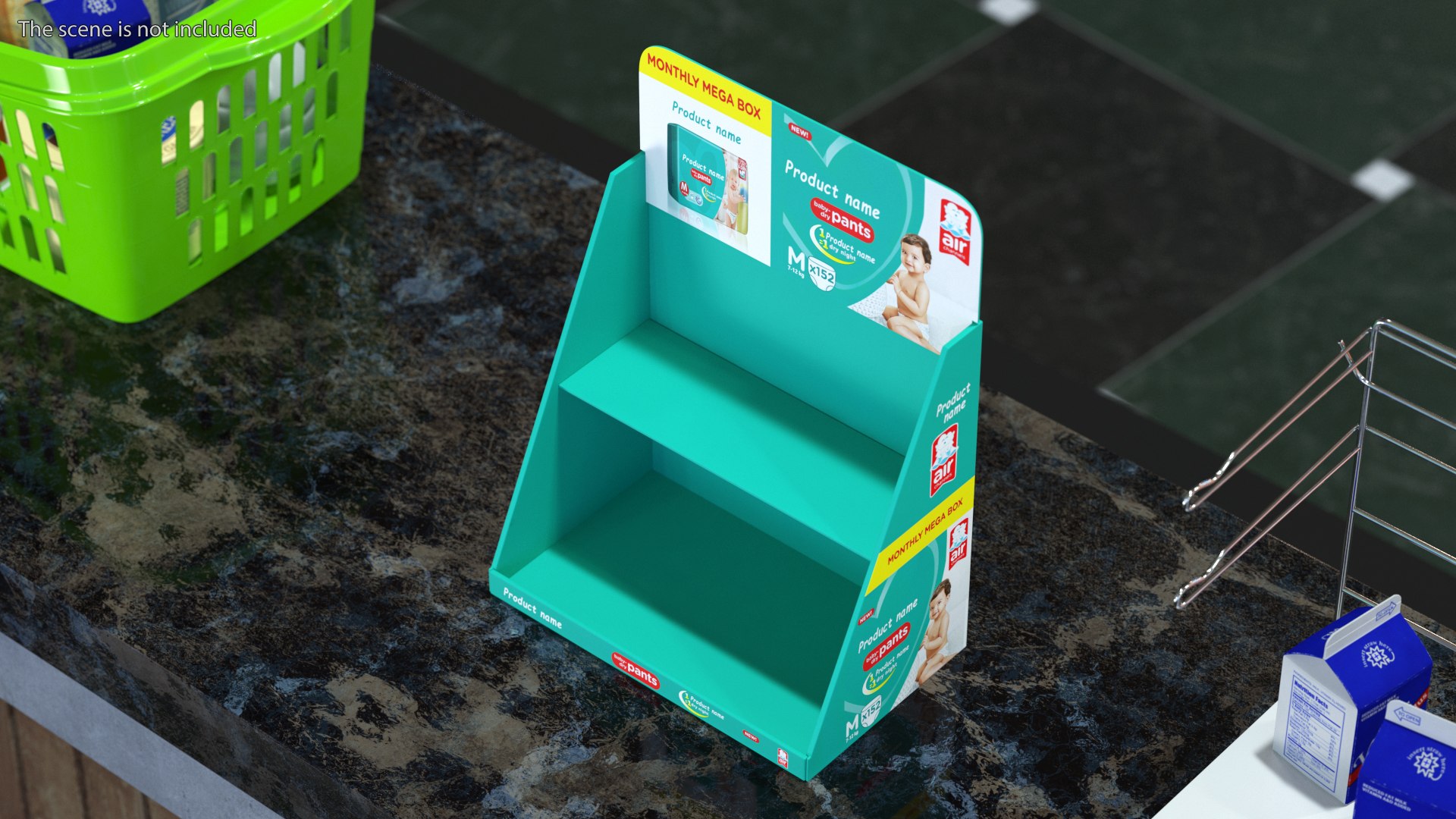 Carton Table Display Stands Collection 3D - TurboSquid 2151387