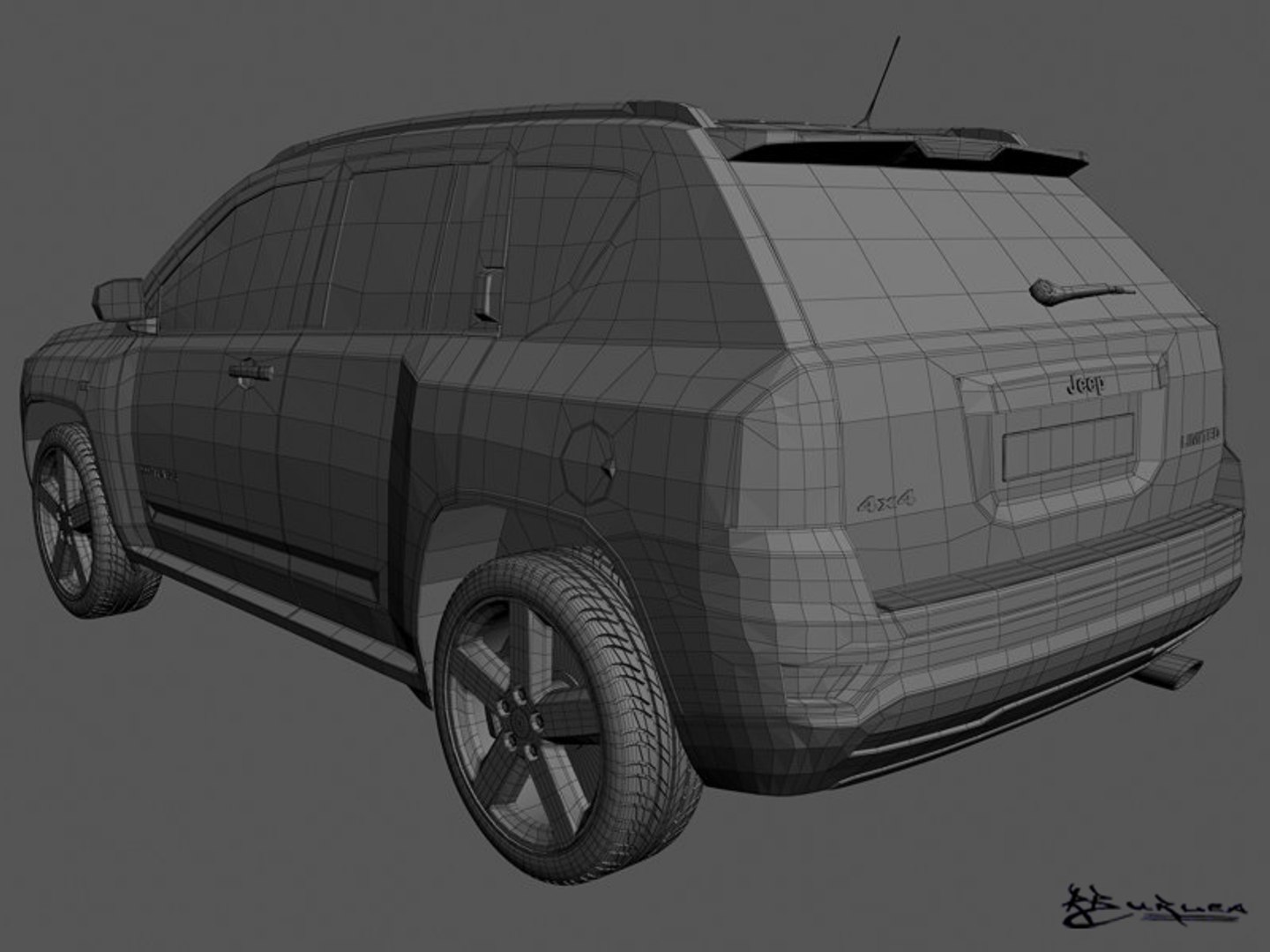 3d Jeep Compass 2011