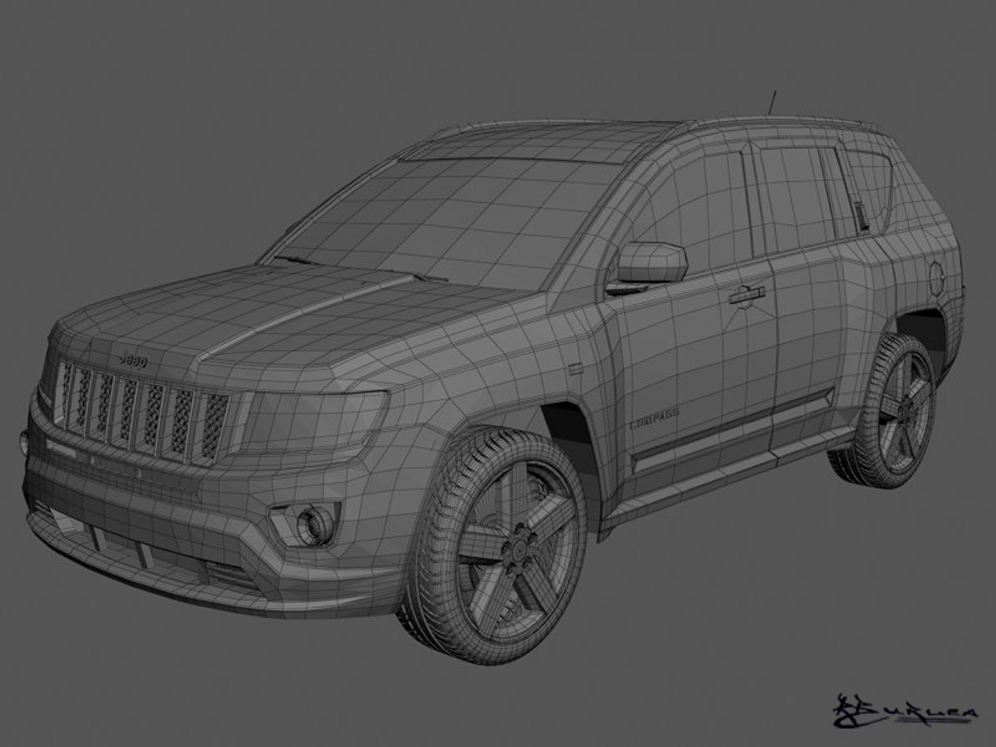 3d Jeep Compass 2011