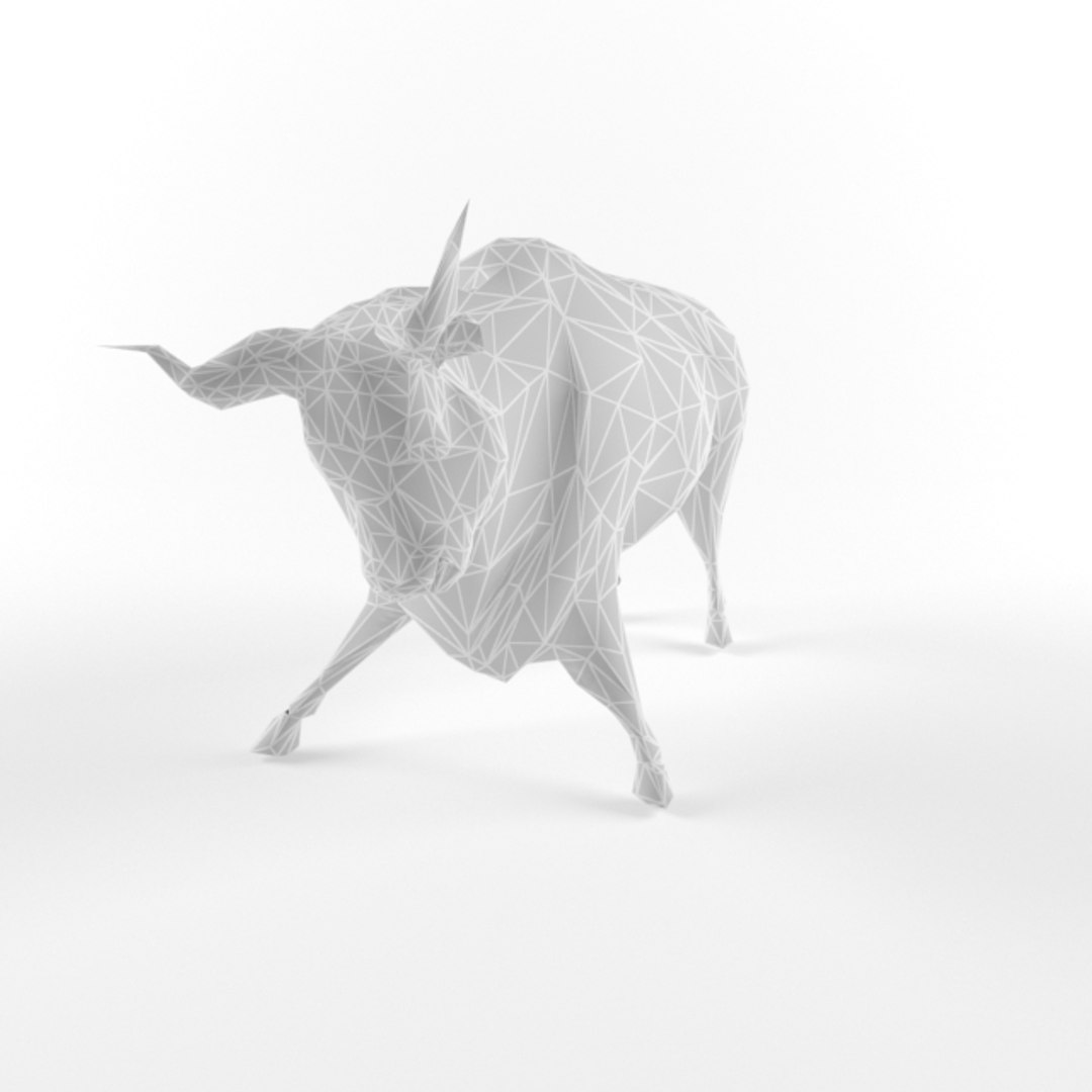 Bull ready render 3D - TurboSquid 1349138