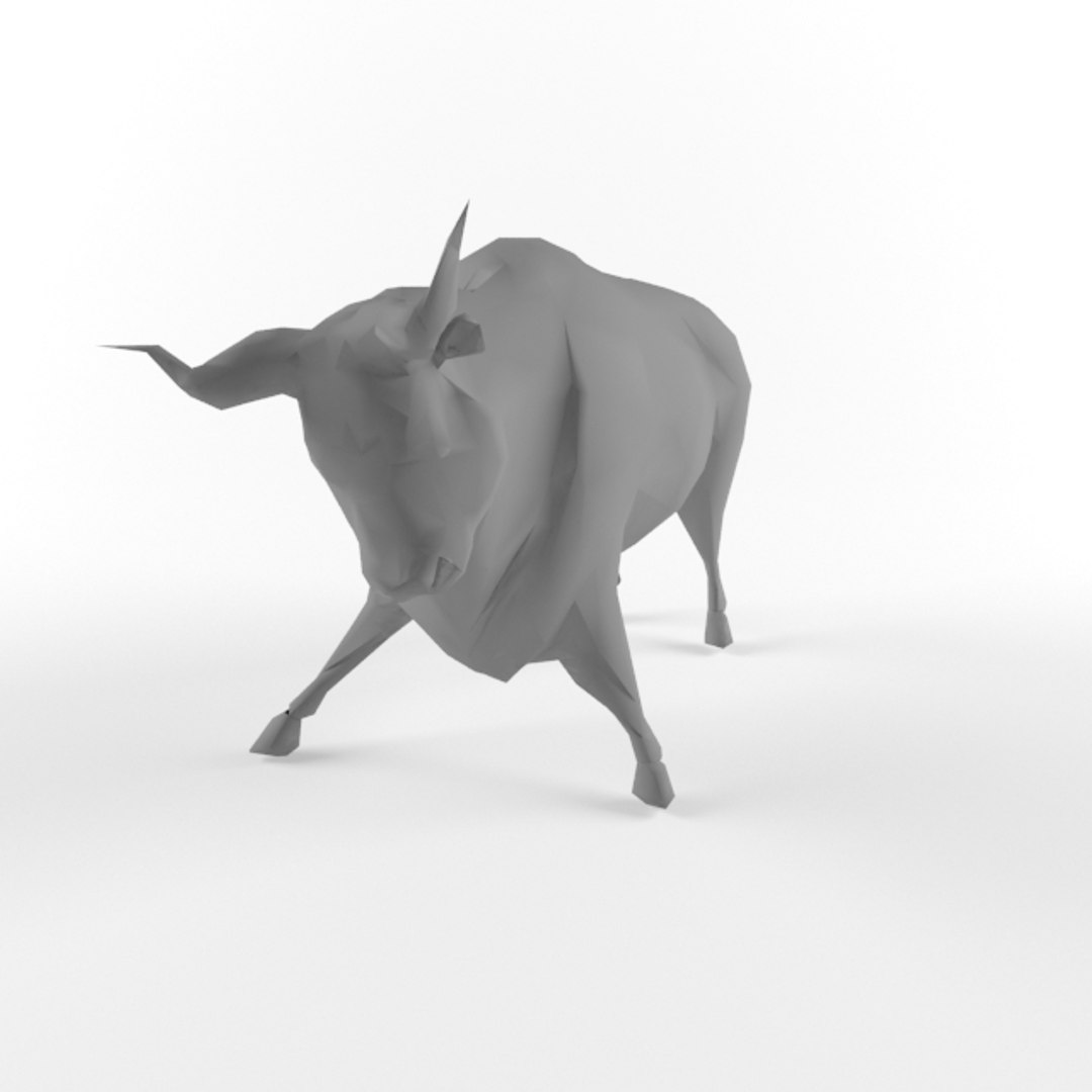 Bull ready render 3D - TurboSquid 1349138