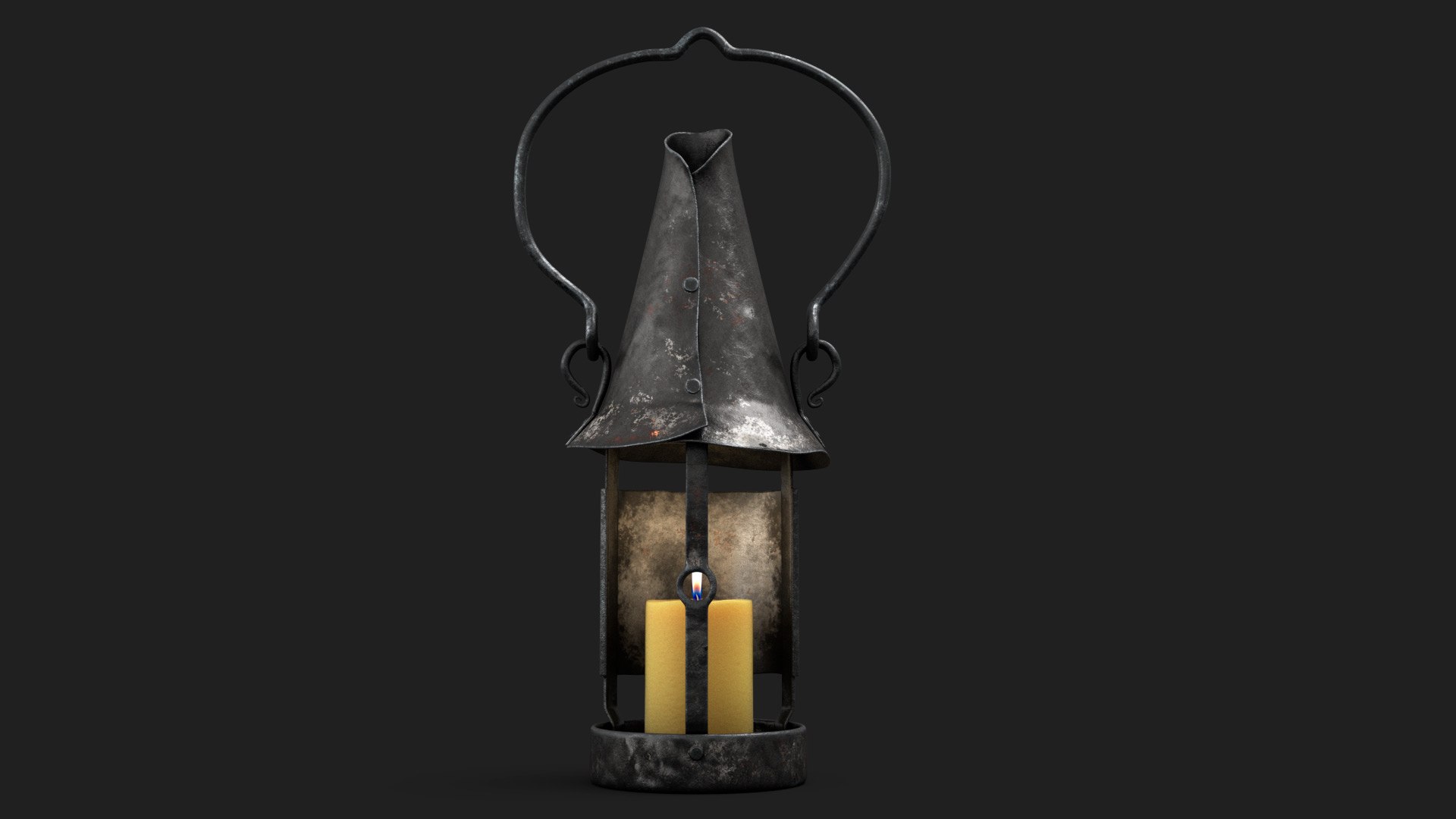 Table Candle In Holder 8k PBR Textures 3D - TurboSquid 1994255