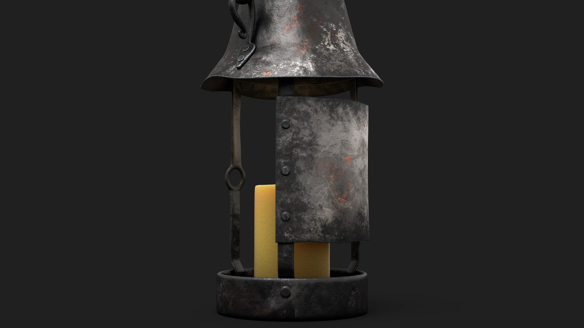 Table Candle In Holder 8k PBR Textures 3D - TurboSquid 1994255