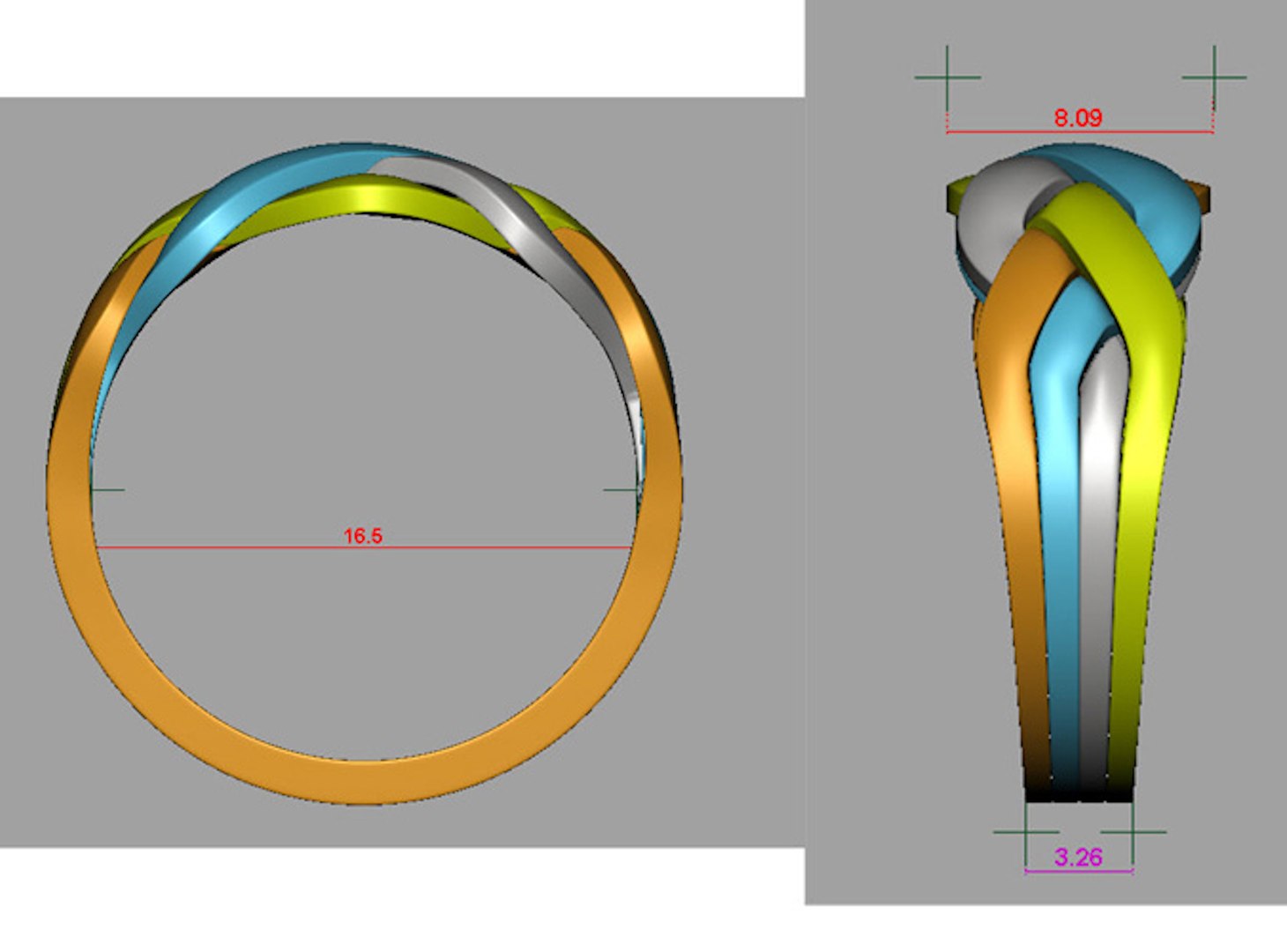 Jewelry Gold Puzzle Ring Set Of Sizes 0071 Fbx 3dm Mgx 3D - TurboSquid 2073196