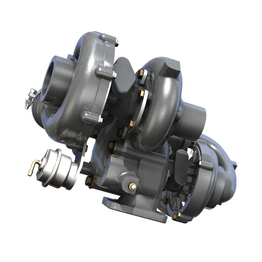 3d Model Turbo Turbocharger