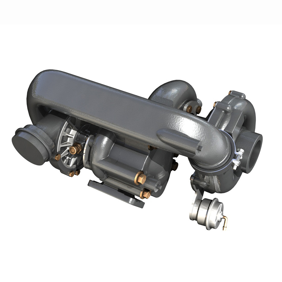 3d model turbo turbocharger