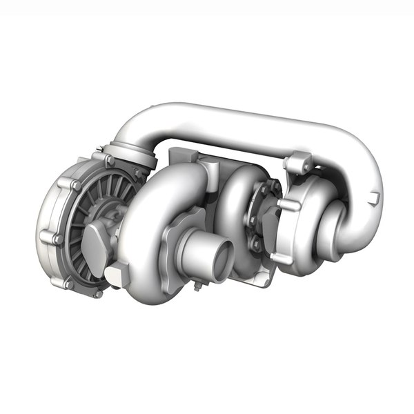 3d model turbo turbocharger