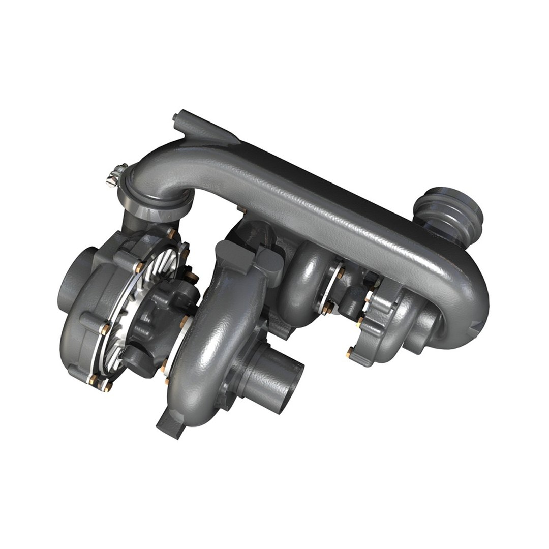3d Model Turbo Turbocharger