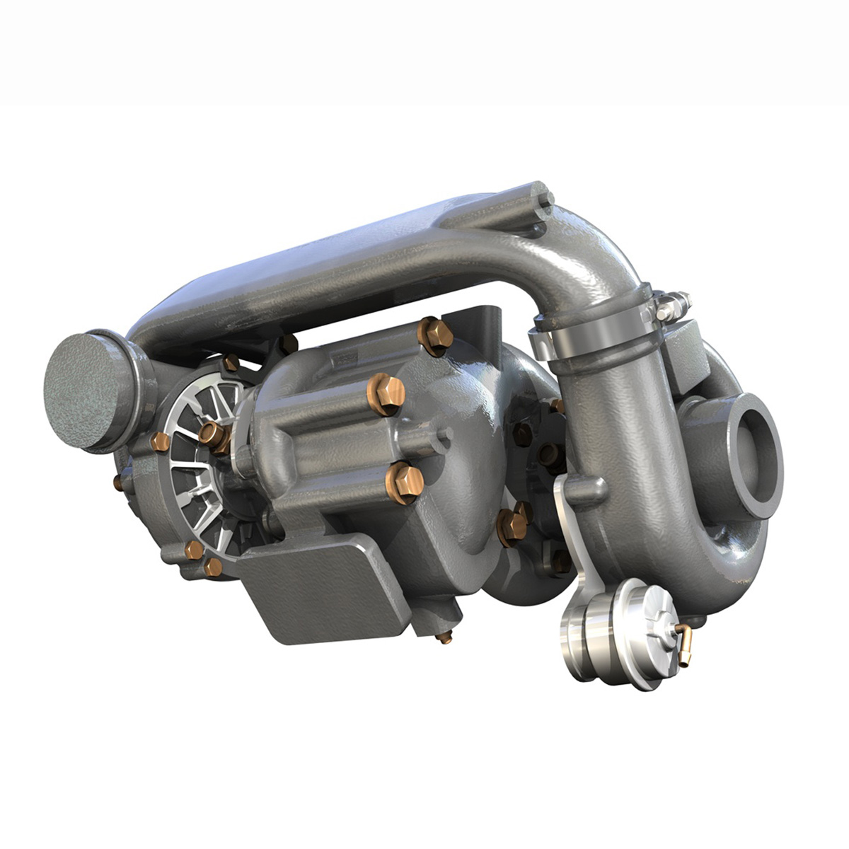 3d model turbo turbocharger