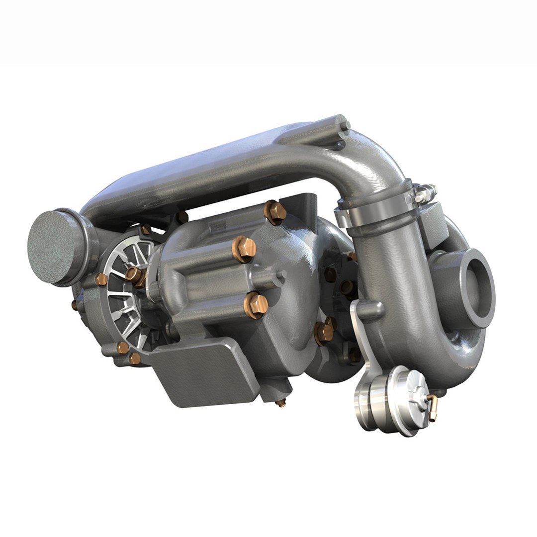 3d Model Turbo Turbocharger