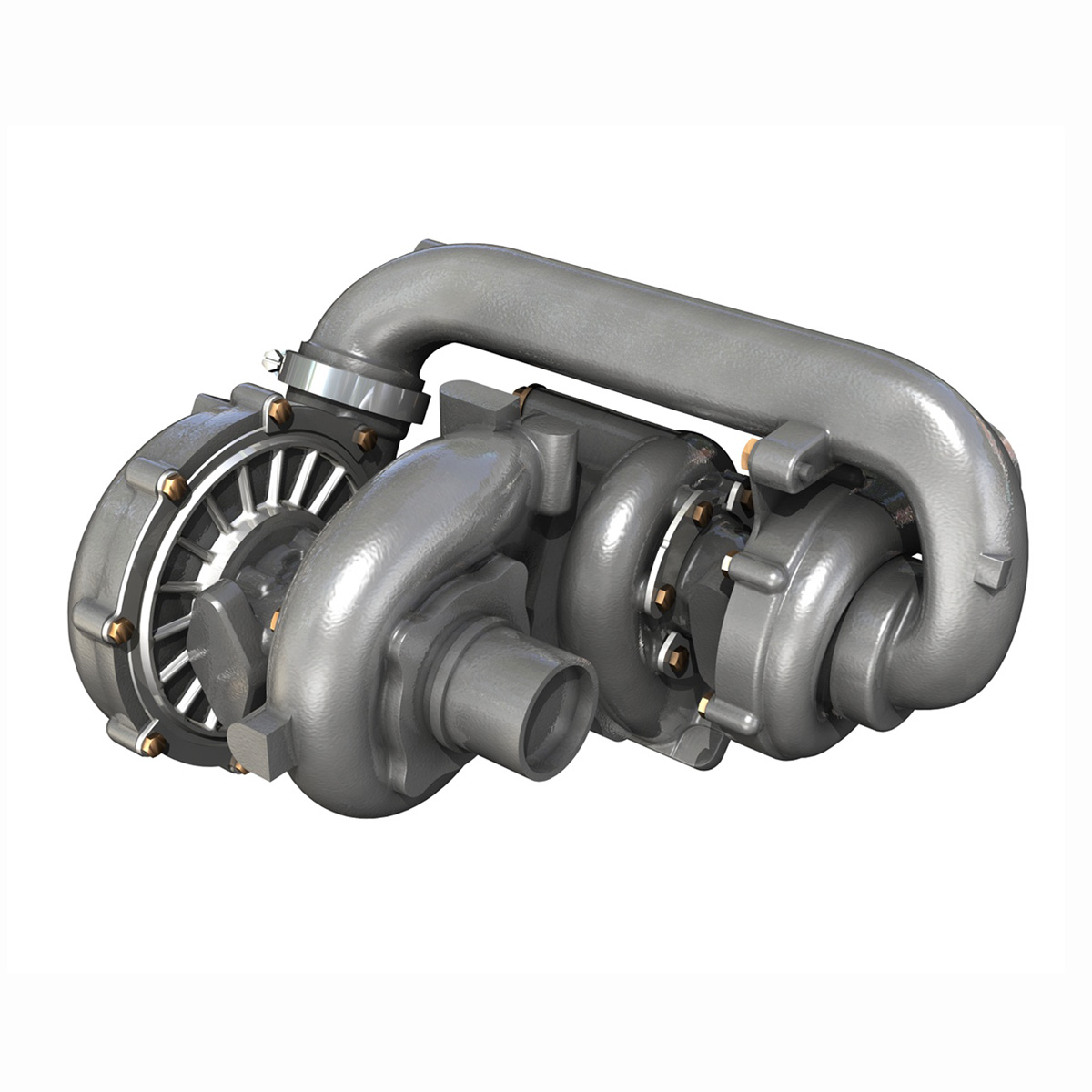 3d model turbo turbocharger