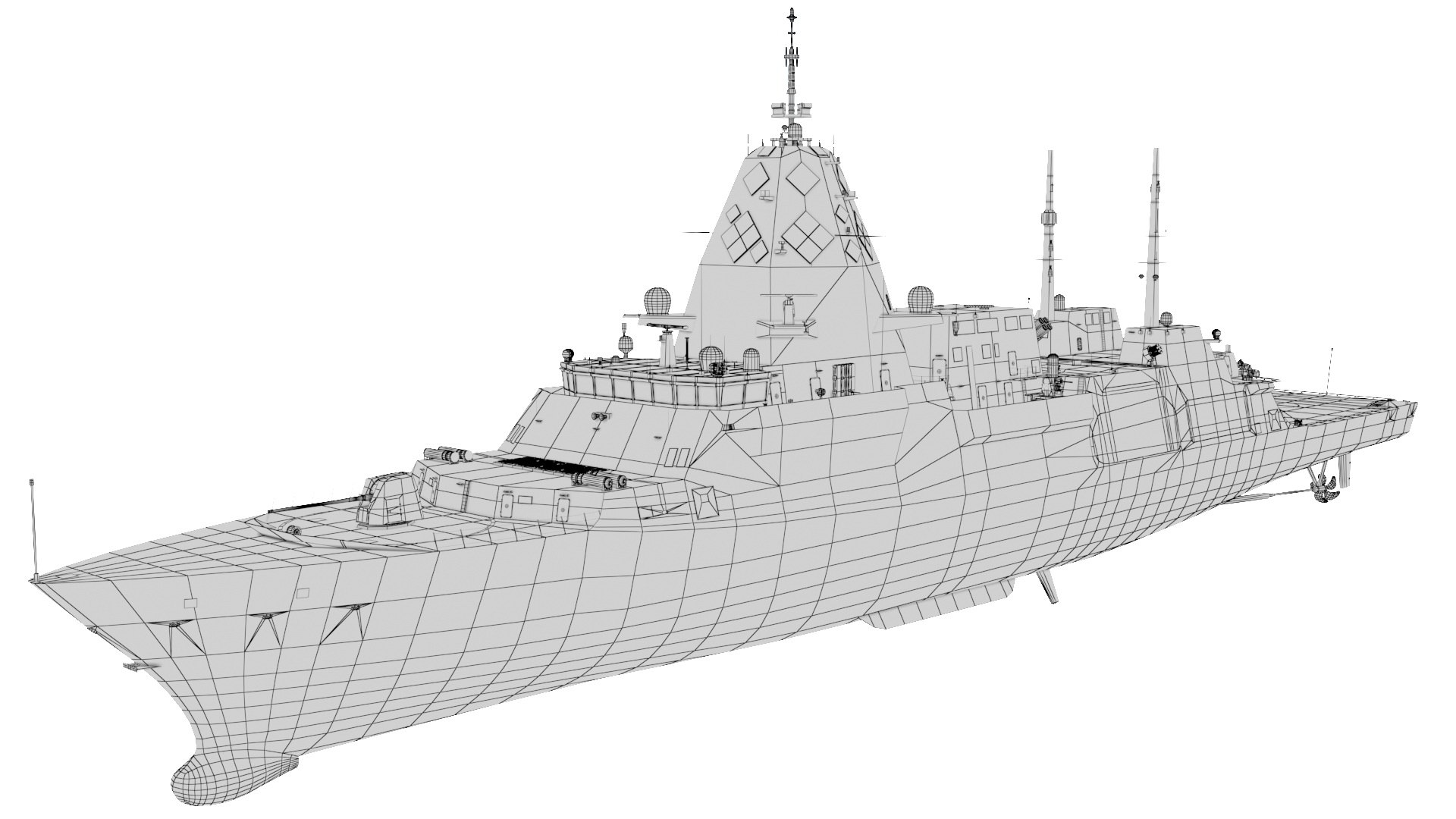 Hunter Class Frigate Sea 3D - TurboSquid 1551716