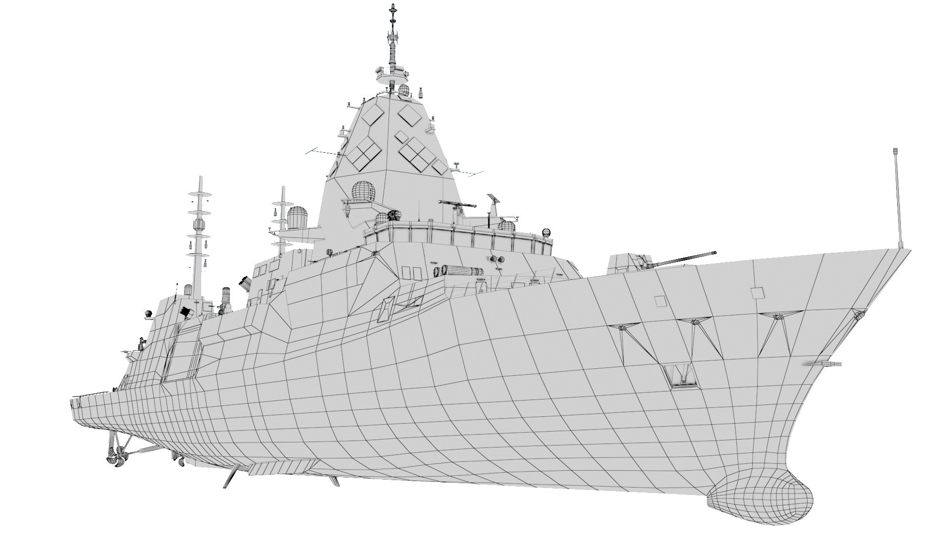 Hunter Class Frigate Sea 3D - TurboSquid 1551716