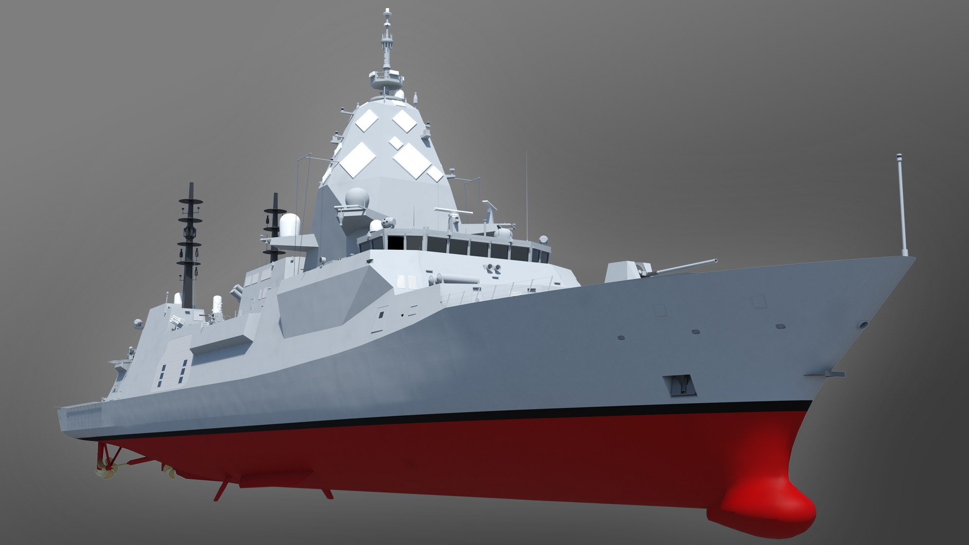 Hunter Class Frigate Sea 3D - TurboSquid 1551716