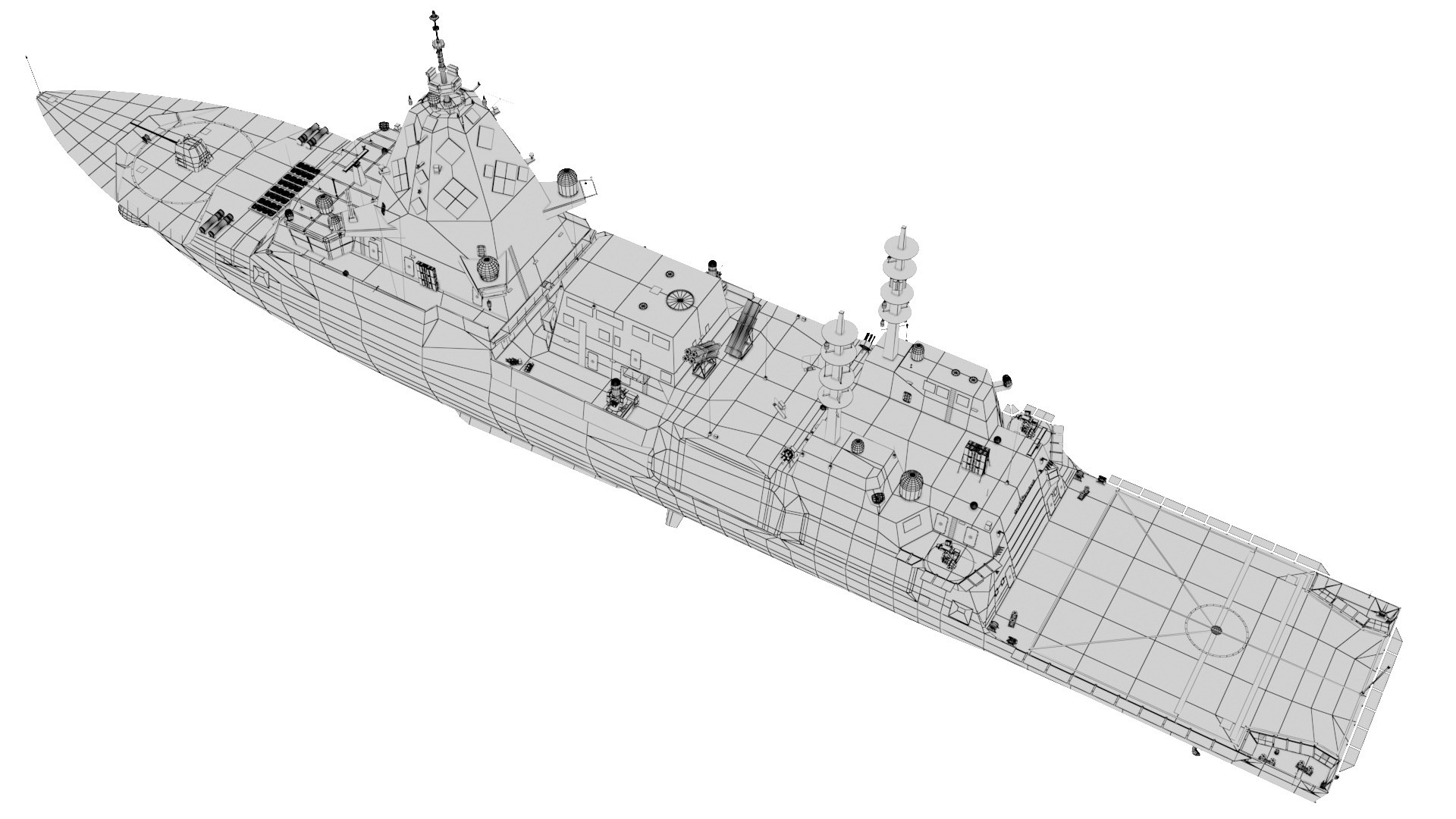 Hunter Class Frigate Sea 3D - TurboSquid 1551716