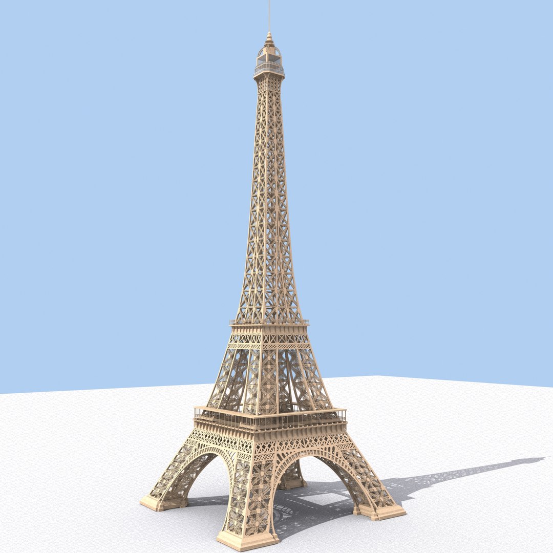 Eiffel Tower France Model - TurboSquid 1321901