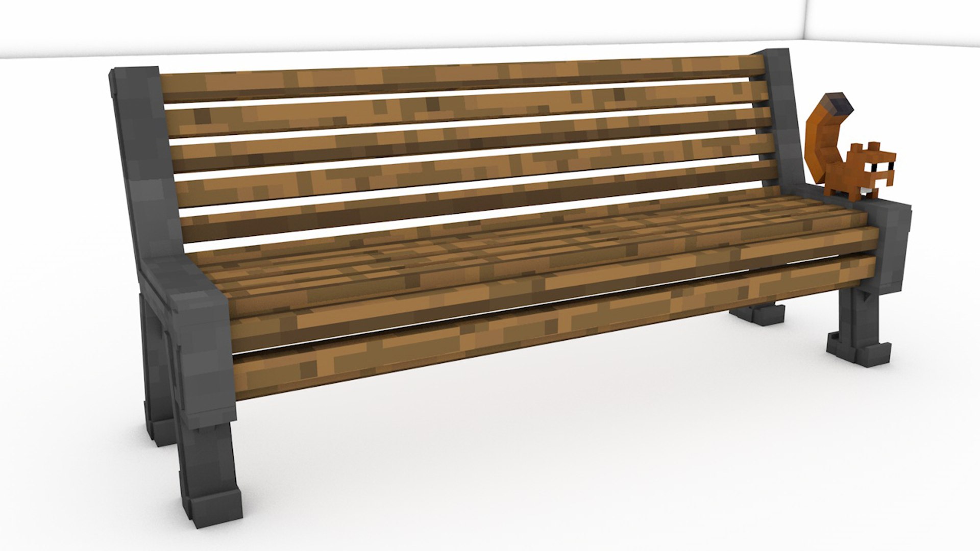 Minecraft Park 3d C4d