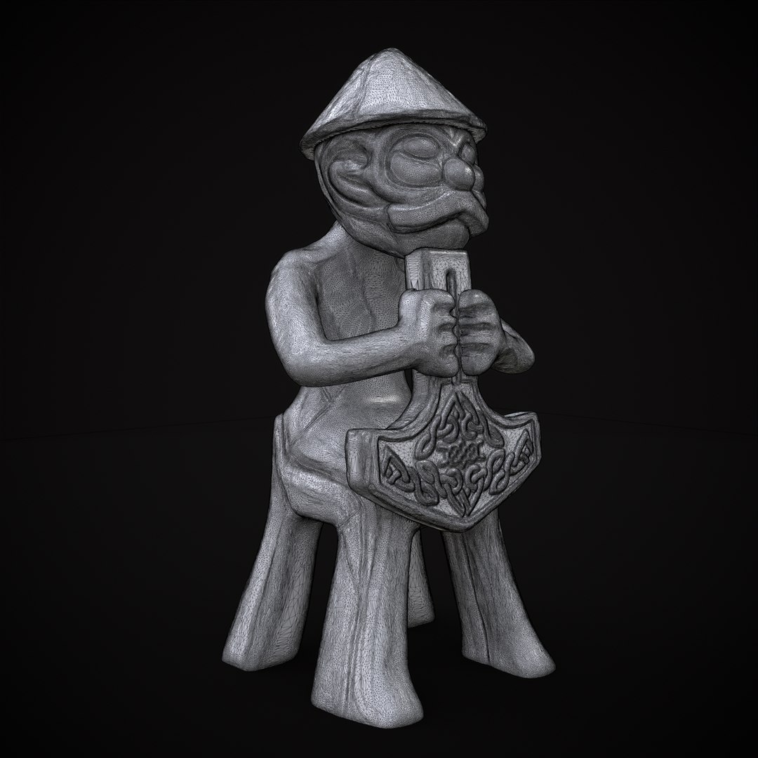 Holding God Statue 3D Print Model 3D - TurboSquid 2240097
