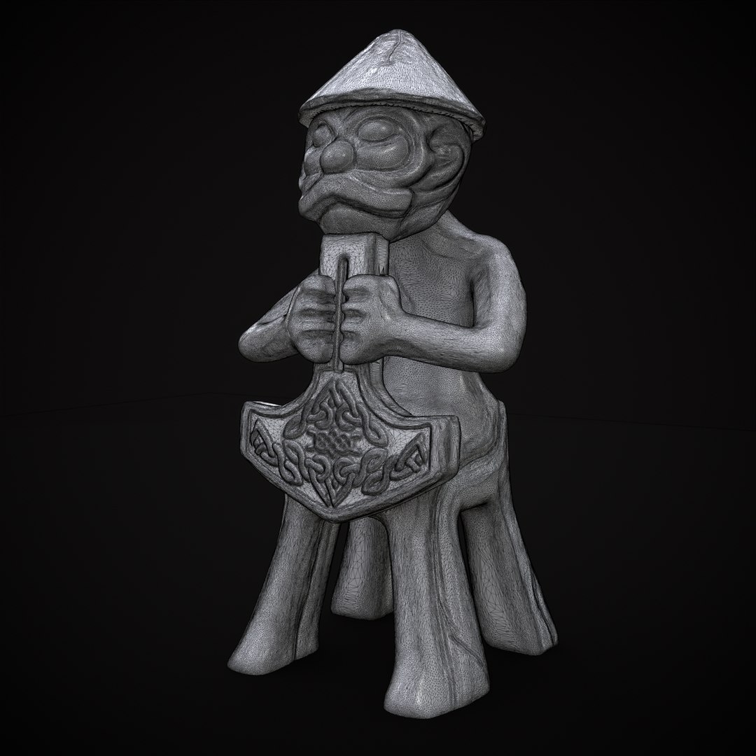 Holding God Statue 3D Print Model 3D - TurboSquid 2240097
